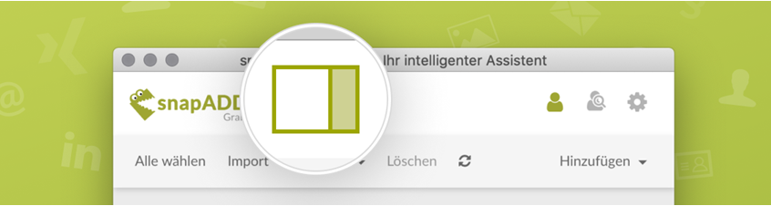 How can I use snapADDY DataQuality Extension in a sidebar-mode?
